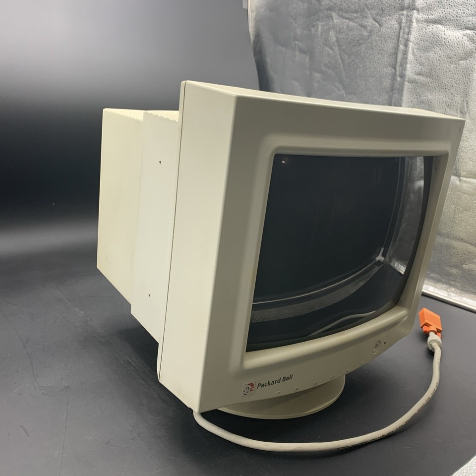 Vintage Packard Bell Multimedia 1010 13" CRT VGA Computer Monitor W ...