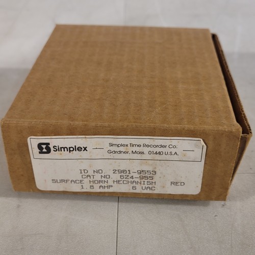 Simplex 2901-9553 Surface Horn Mechanism For Fire Alarm Red Vintage | eBay