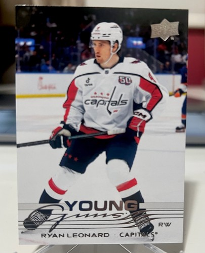 RYAN LEONARD 2025-26 Upper Deck Series 1 Hockey YOUNG GUNS Rookie Card ...