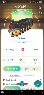 Pokémon Falinks ( Train Conductor ) GO | eBay