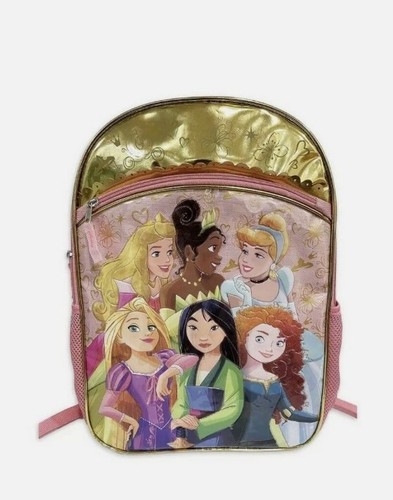 Disney Princesses Backpack 17 in Princess Mulan Aurora Cinderella ...