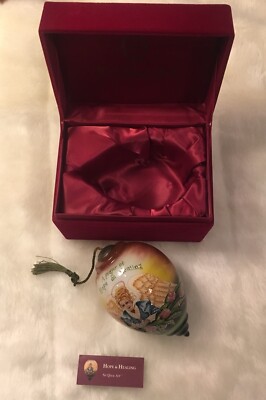Ne'Qwa Art Glass Ornament A Prayer of Hope and Healing HandPainted ...