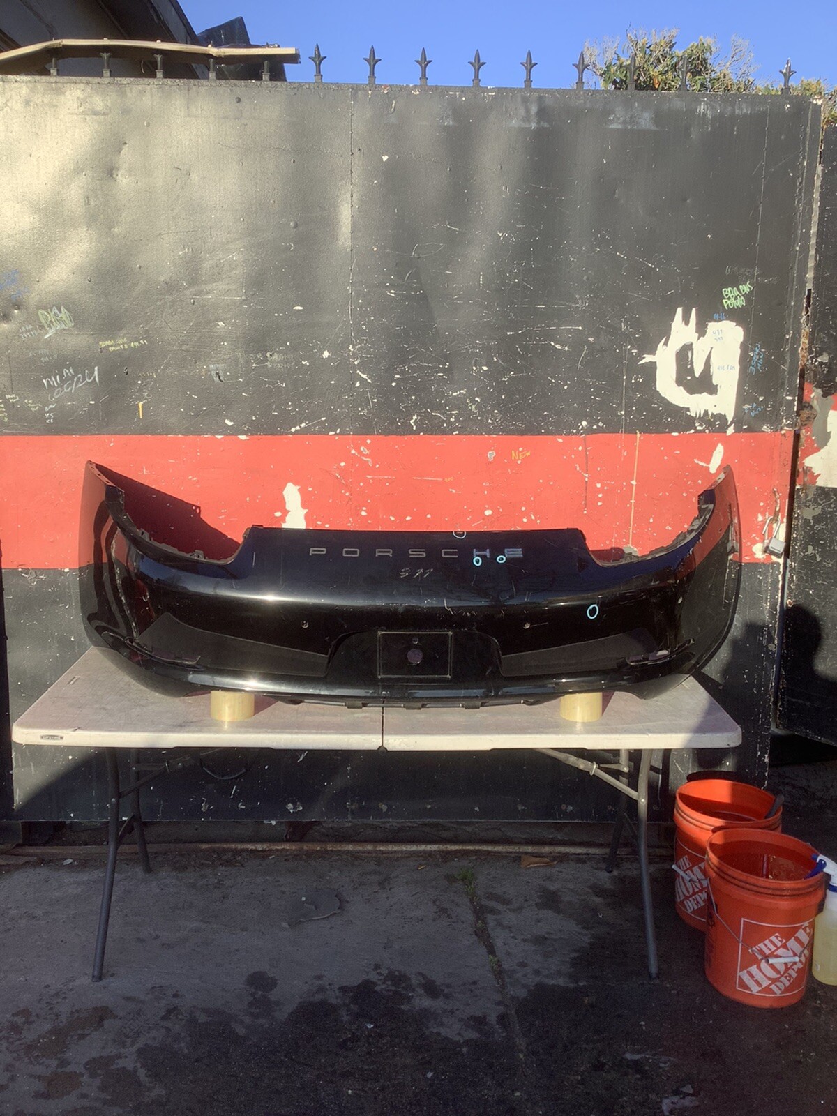 2012 2013 2014 2015 2016 PORSCHE 911 REAR BUMPER OEM USED | eBay