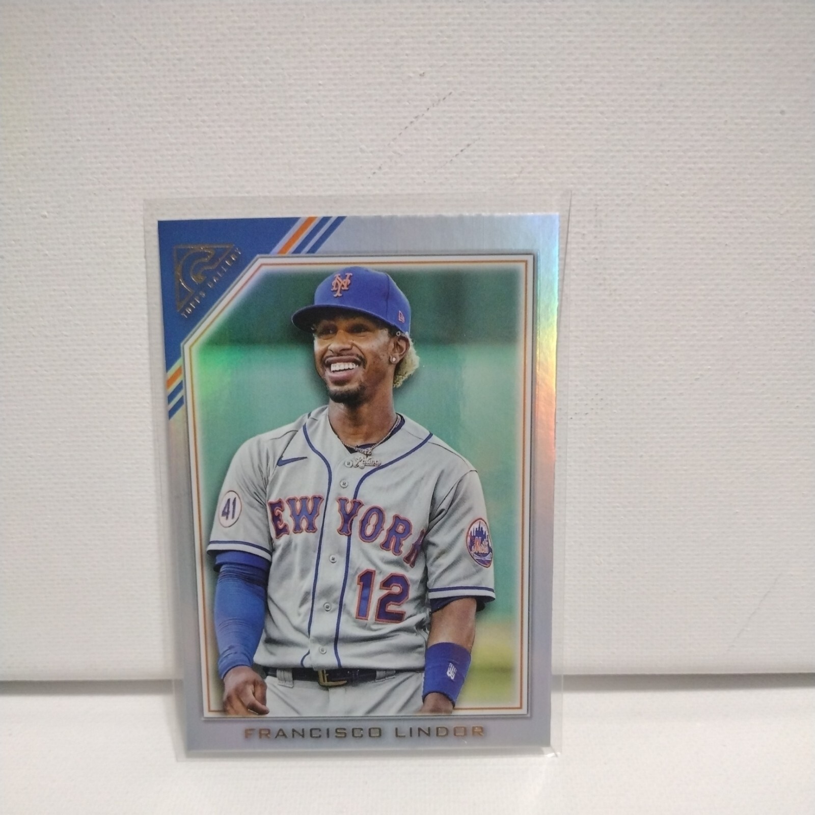 2022 Topps Gallery Francisco Lindor #177 New York Mets Rainbow Foil | eBay