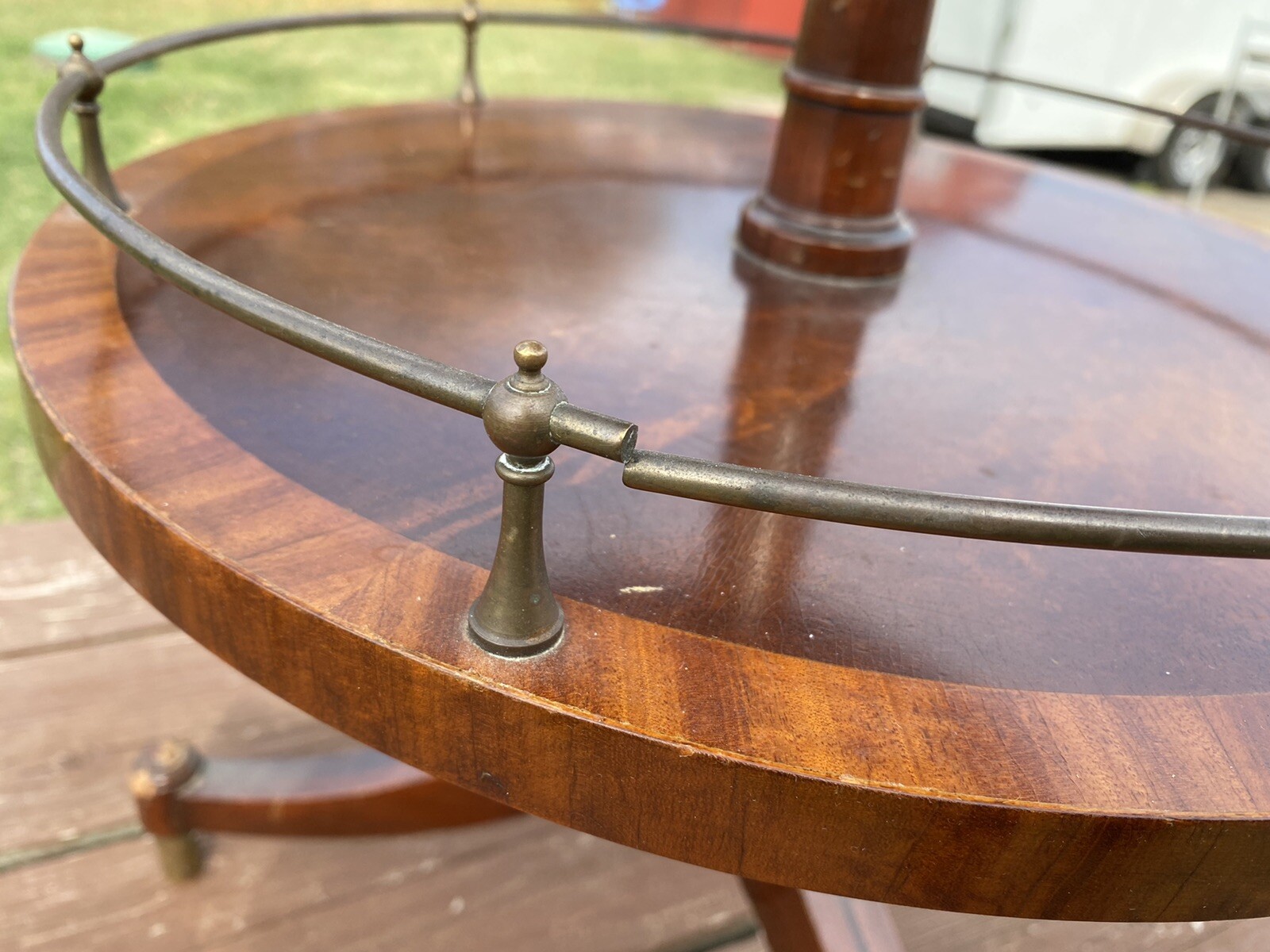 Heirloom Quality Round Weiman 2-Tier Table 435-7202 | eBay