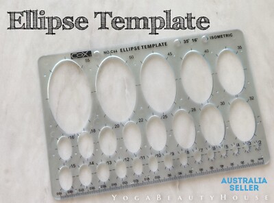Quality Ellipse Ellipses Template Oval Stencil Circle Drawing ...