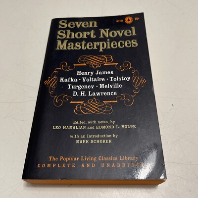 Seven Short Novel Masterpieces - Leo Hamalian - 1961 Popular Library ...