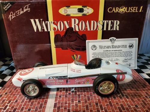 Carousel 1 1956 Pat Flaherty #8 Indy 500 Winner 1:18 Scale Diecast Race ...