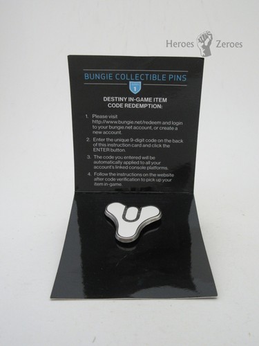 Bungie Destiny 2 Collectible Pin Series 1 - White TRICORN - On Card No ...