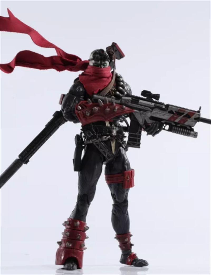 Spawn McFarlane 1/12 Scale Rode Custom Deluxe Red Wired Cape Cloak ...