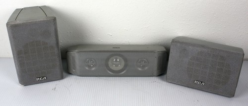 RCA Model RTD258 RT2600 Surround Sound System Front & 2 Center Speakers ...