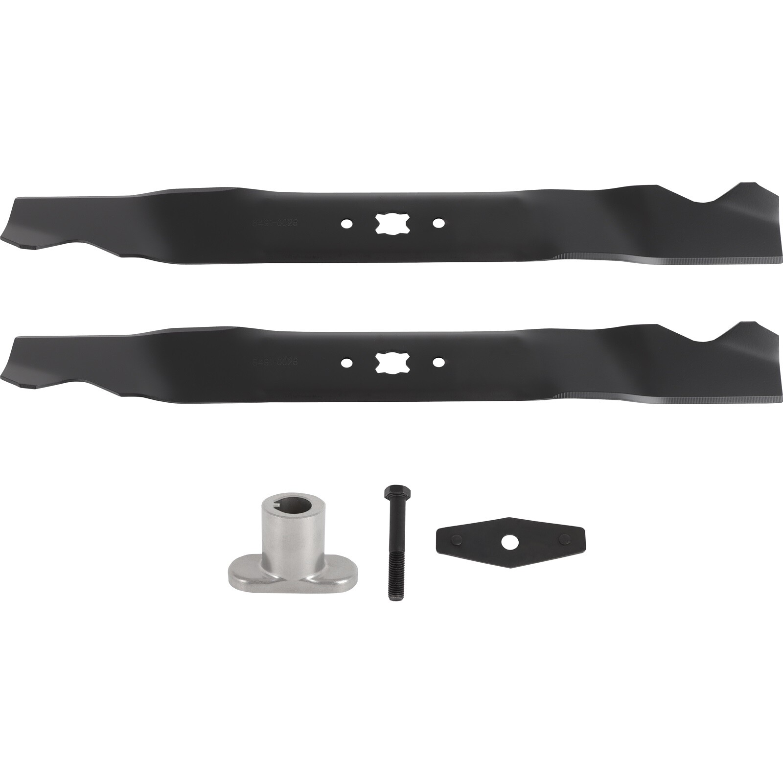 2PK Blade & Lawn Mower Blade Adapter Kit for 21" MTD CRAFTSMAN 742-0741 ...