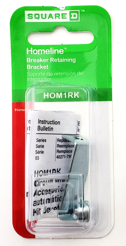 Square D Homeline HOM1RK Main Breaker Retaining Bracket Kit Series 3 | eBay
