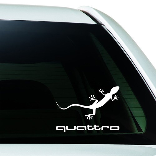 6 Inch Quattro Gecko Lizard Die Cut Decal Bumper Windows Sticker for ...