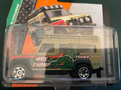 Matchbox #96 Land Rover Defender 110 Tan SUV MBX Explorers Short Card ...
