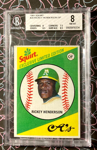 1981 Topps Rickey Henderson