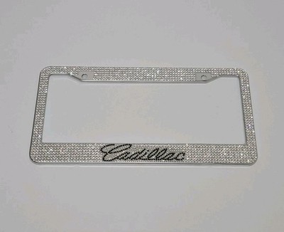 Bling Bling -Cadillac- License Plate Frame Custom Diamond Rhinestone ...