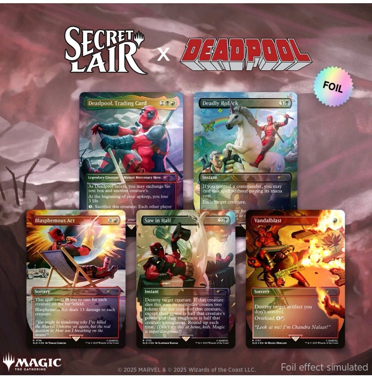 MTG Secret Lair x Deadpool — FOIL | eBay