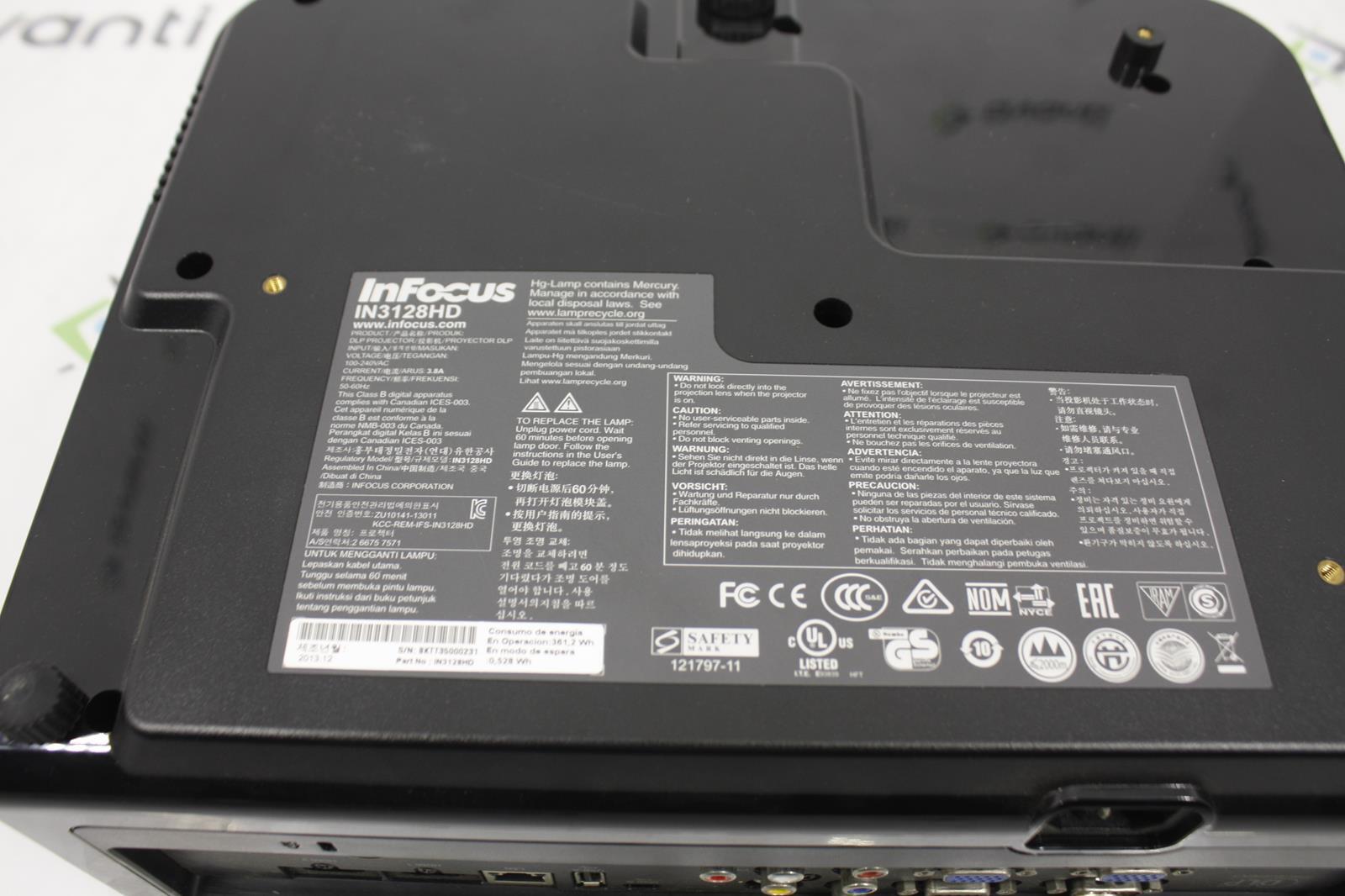 InFocus IN3128HD DLP Projector for sale online | eBay