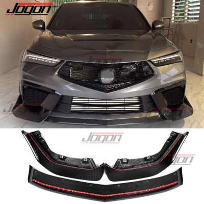 Dry Carbon Front Splitter Trim Cover For Acura Integra DE5 Type S 2023 ...