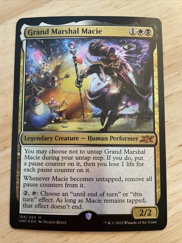 MTG Grand Marshal Macie Unfinity #168/244 FOIL Mythic NM/M | eBay
