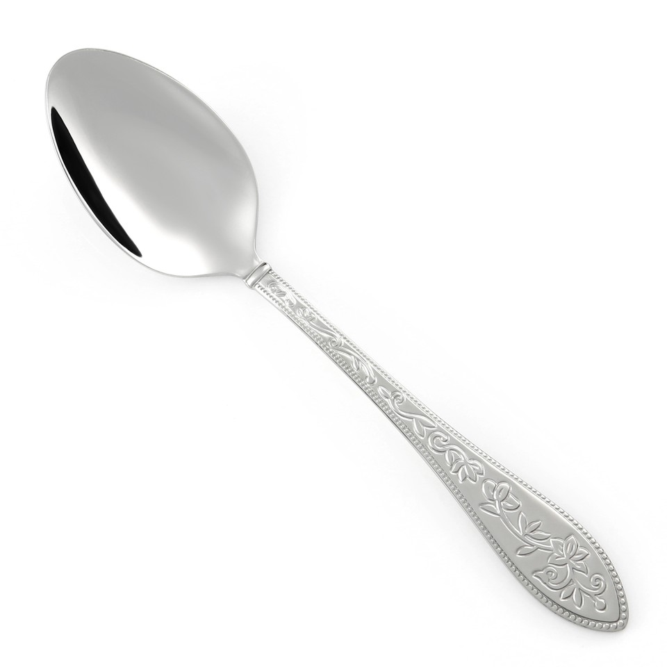 Temp-Tations FLORAL LACE BEAD Stainless New Glossy Silverware CHOICE ...