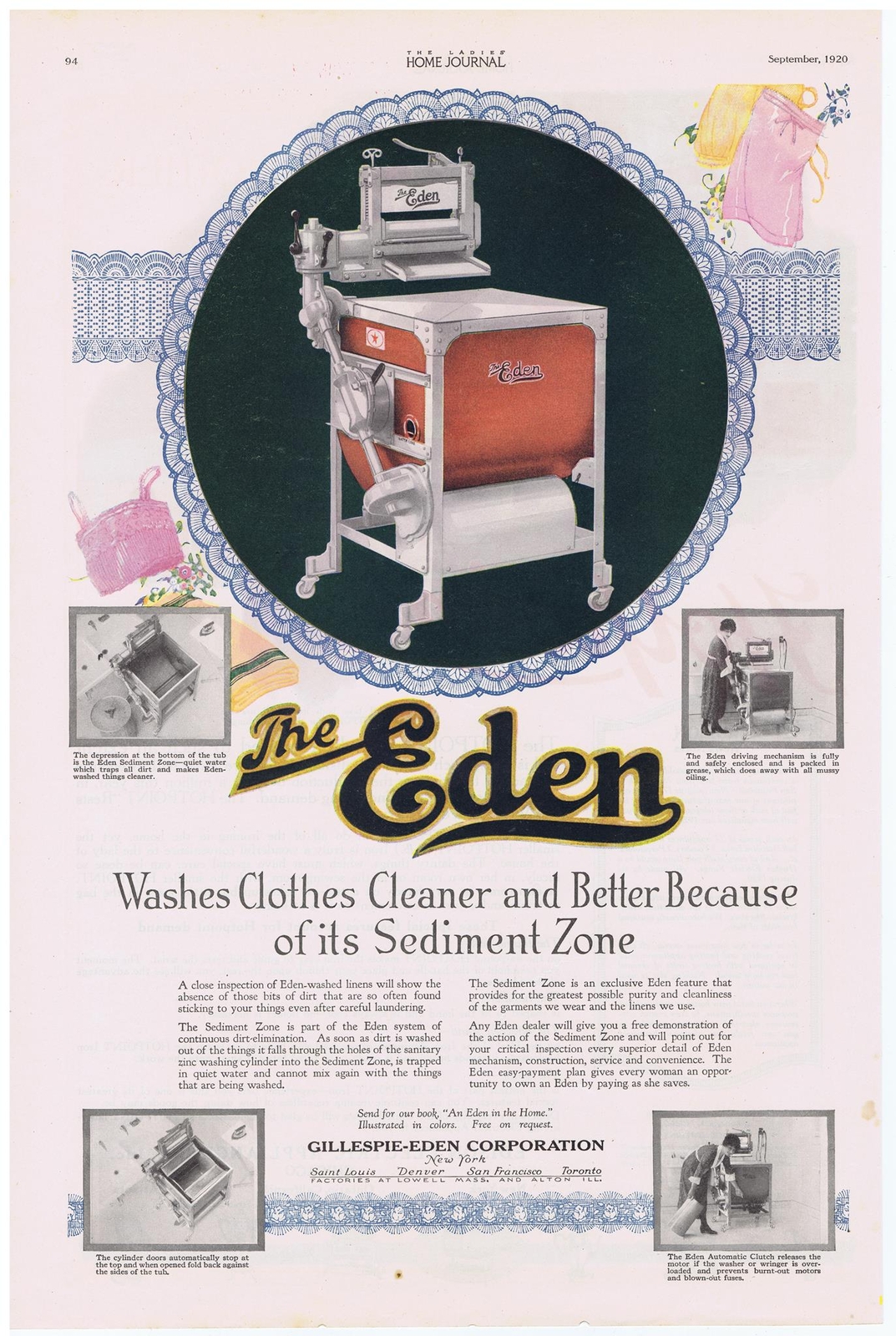 1920s Washing Machine Ad