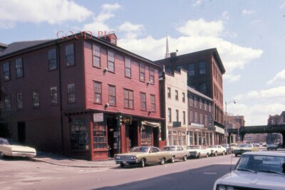 #DX84 -q Vintage 35mm Slide Photo-Street Scene- Buildings in Rhode ...