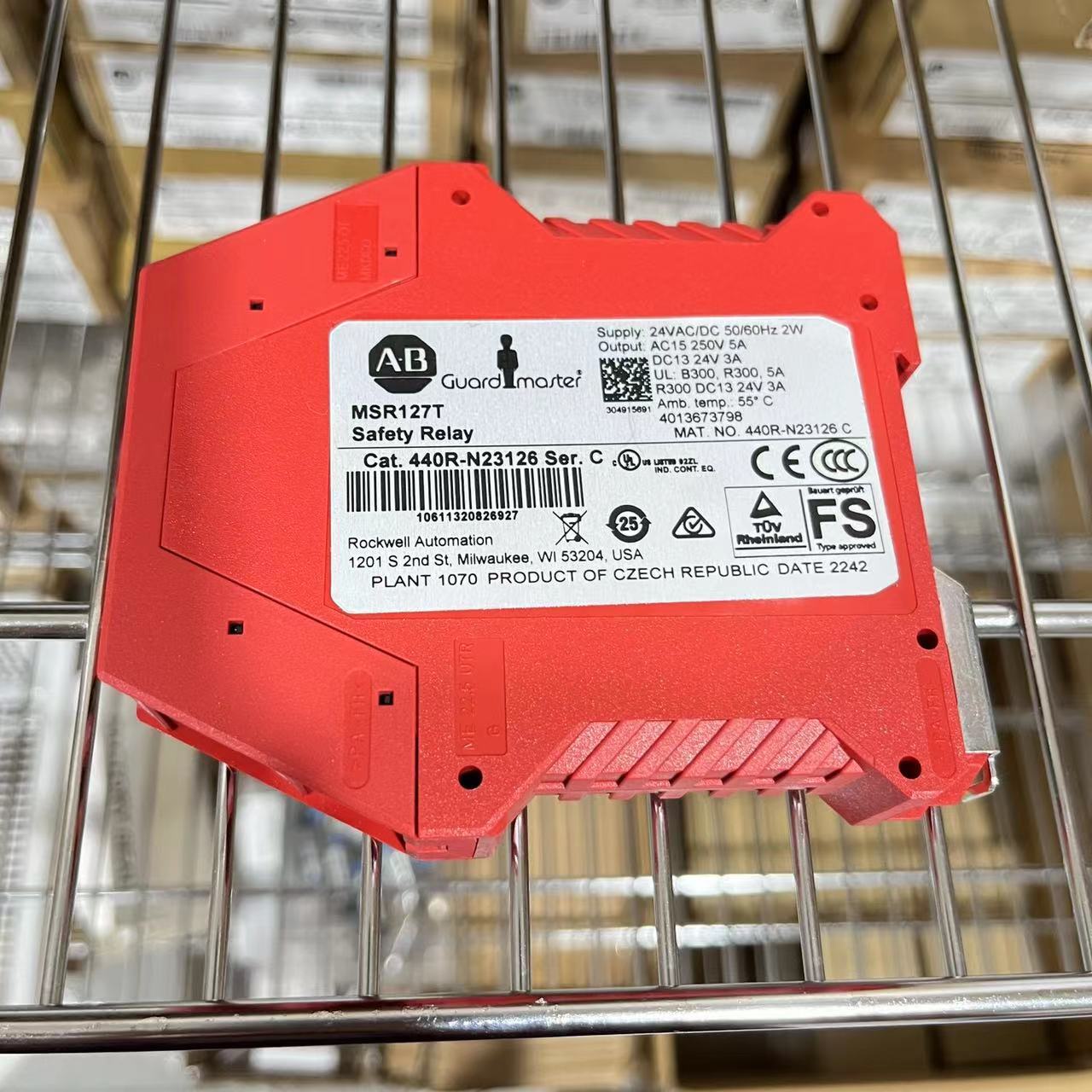 New Allen-Bradley 440R-N23126 Guardmaster MSR127T Safety Relay AB ...