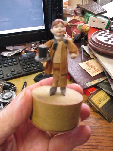 ANTIQUE COMPO HEAD BOY DOLL CANDY CONTAINER EARLY 1900'S | eBay