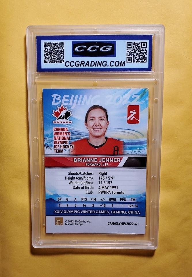 Graded Gem 💎 Mint 10 2022 Beijing Olympic Winter Games BRIANNE JENNER ...