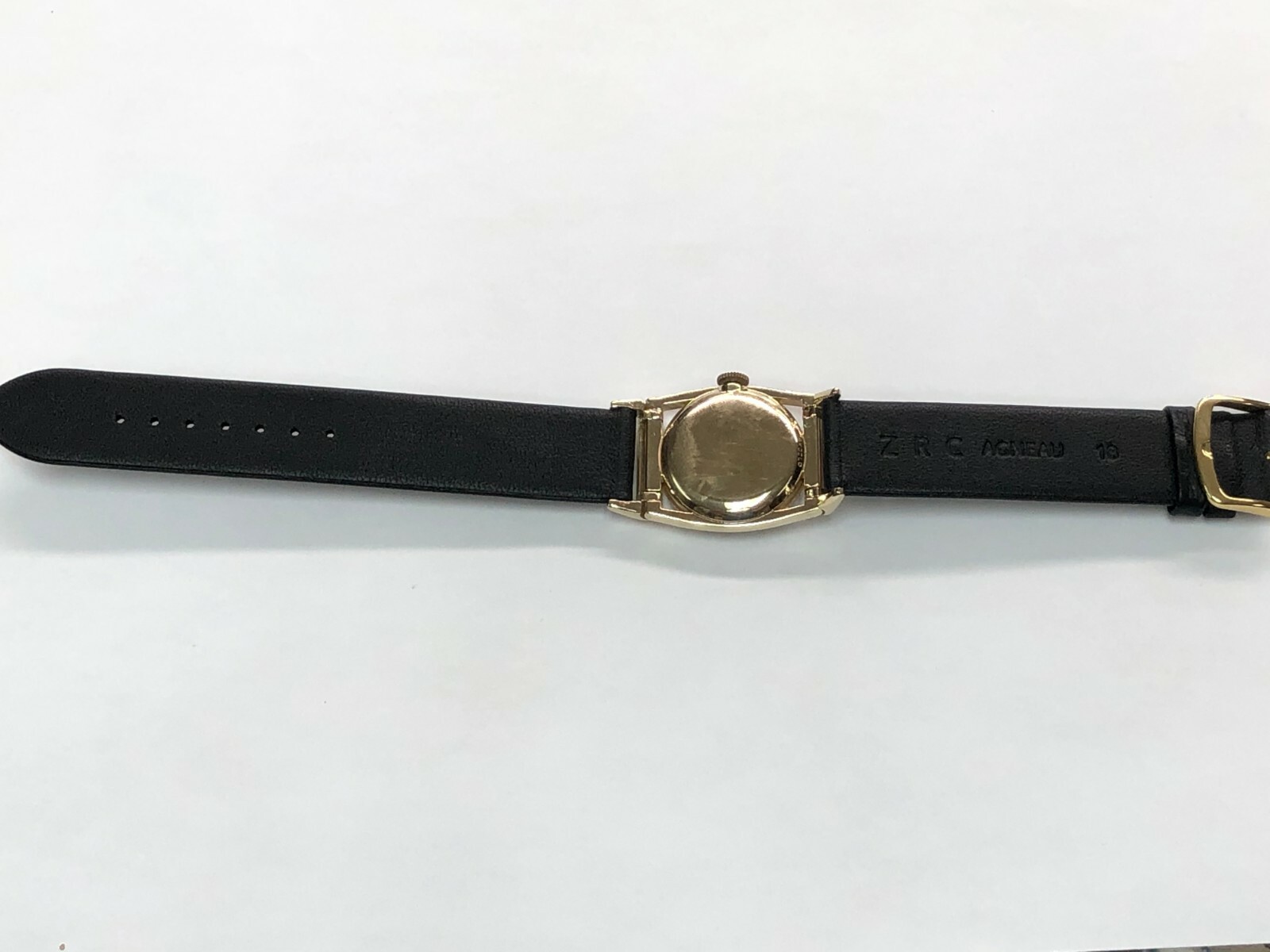 Vtg Hamilton 28mm Watch Piping Watch 14k YG 747 Movement Hinged Case ...