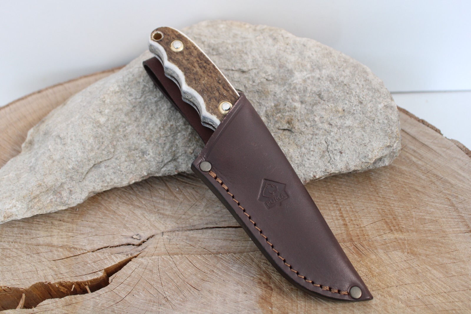 Puma Messer saubart Hirschhorn Jagdmesser 112500 | eBay.de