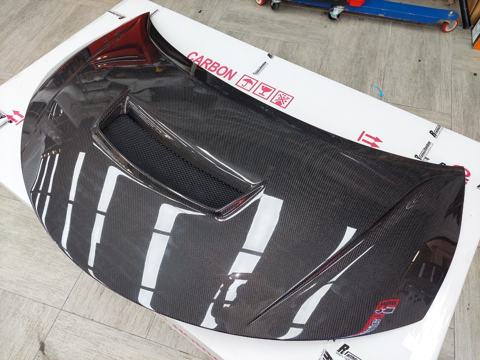 Carbon fiber bonnet front hood fits for Honda 2015 Civic Type-R Fk2 ...