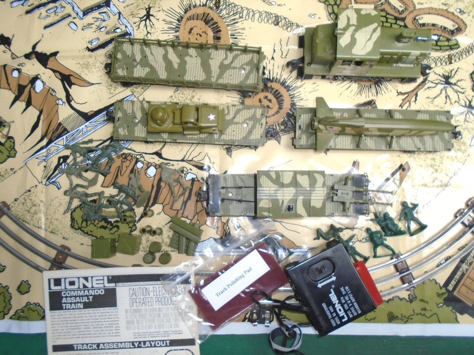 Lionel #6-1355 Commando Assault Complete 027 Diesel Freight Train Set W ...