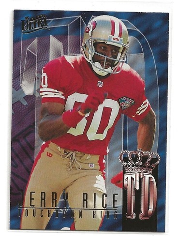 1995 Fleer Ultra Jerry Rice Touchdown King Insert Card | eBay