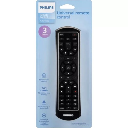 Philips 3-Device Universal Remote Control 30878733489| eBay