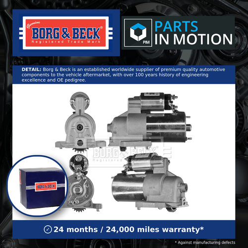 Starter Motor fits FORD MONDEO 2.5 94 to 05 B&B 1X4U11000AA 2010001003 ...