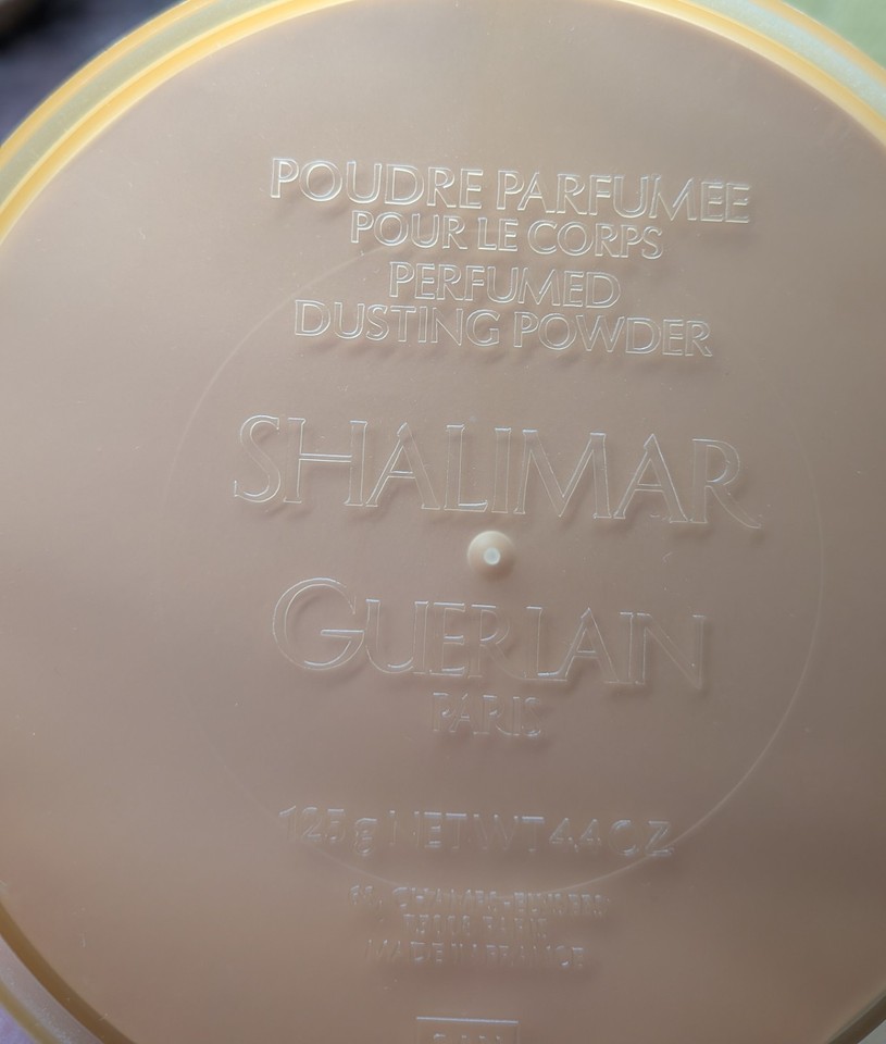 Guerlain Shalimar Perfumed Dusting Body Powder 4.4oz 125g Vintage ...