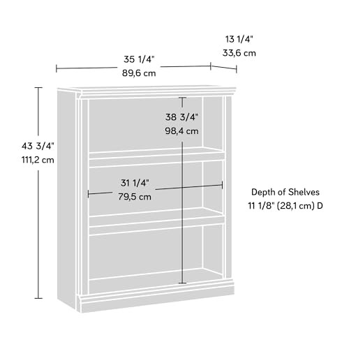 3 Tier Book Shelf Wooden Bookcase Multipurpose Bookshelf for Home ...