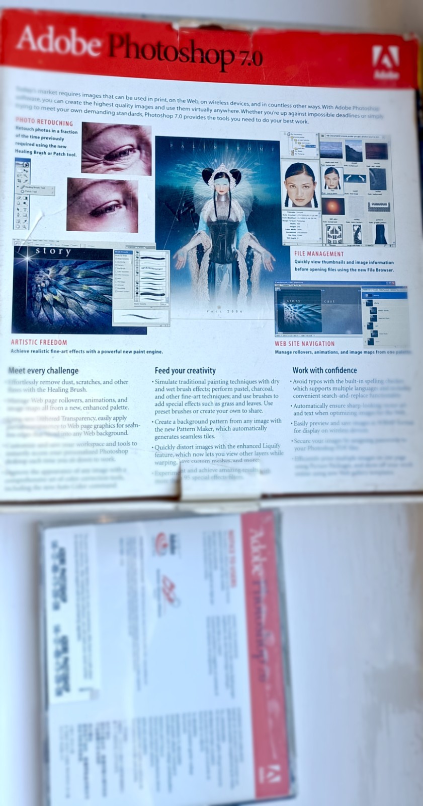 Adobe Photoshop 7.0 UPGRADE for Windows +Serial Num/Key User Guide ...