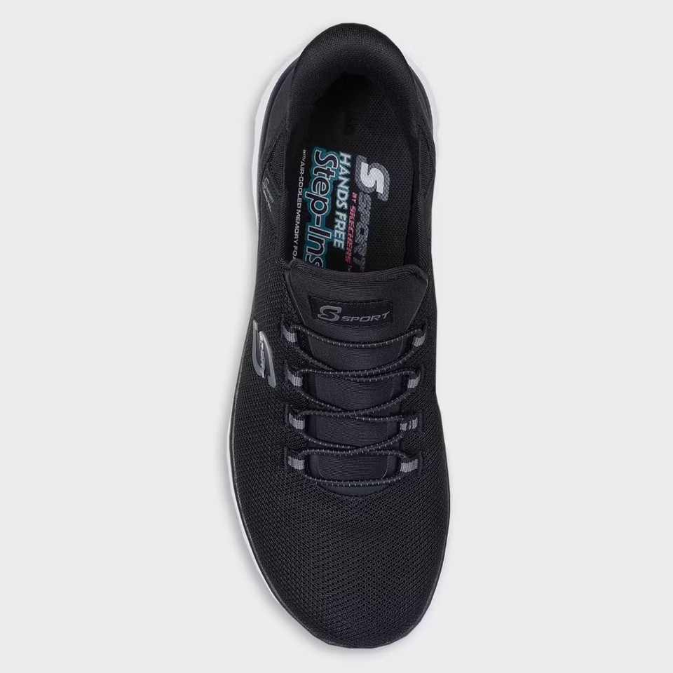 S Sport By Skechers Women's Syrka Step-Ins Sneakers - Black 7: Slip-On ...