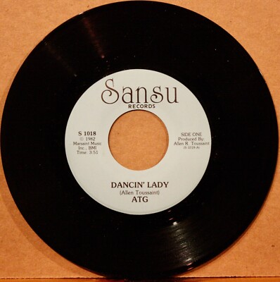ATG *Dancin' Lady* HEADWINDS New Orleans Modern Soul 45 on SANSU 1018 ...