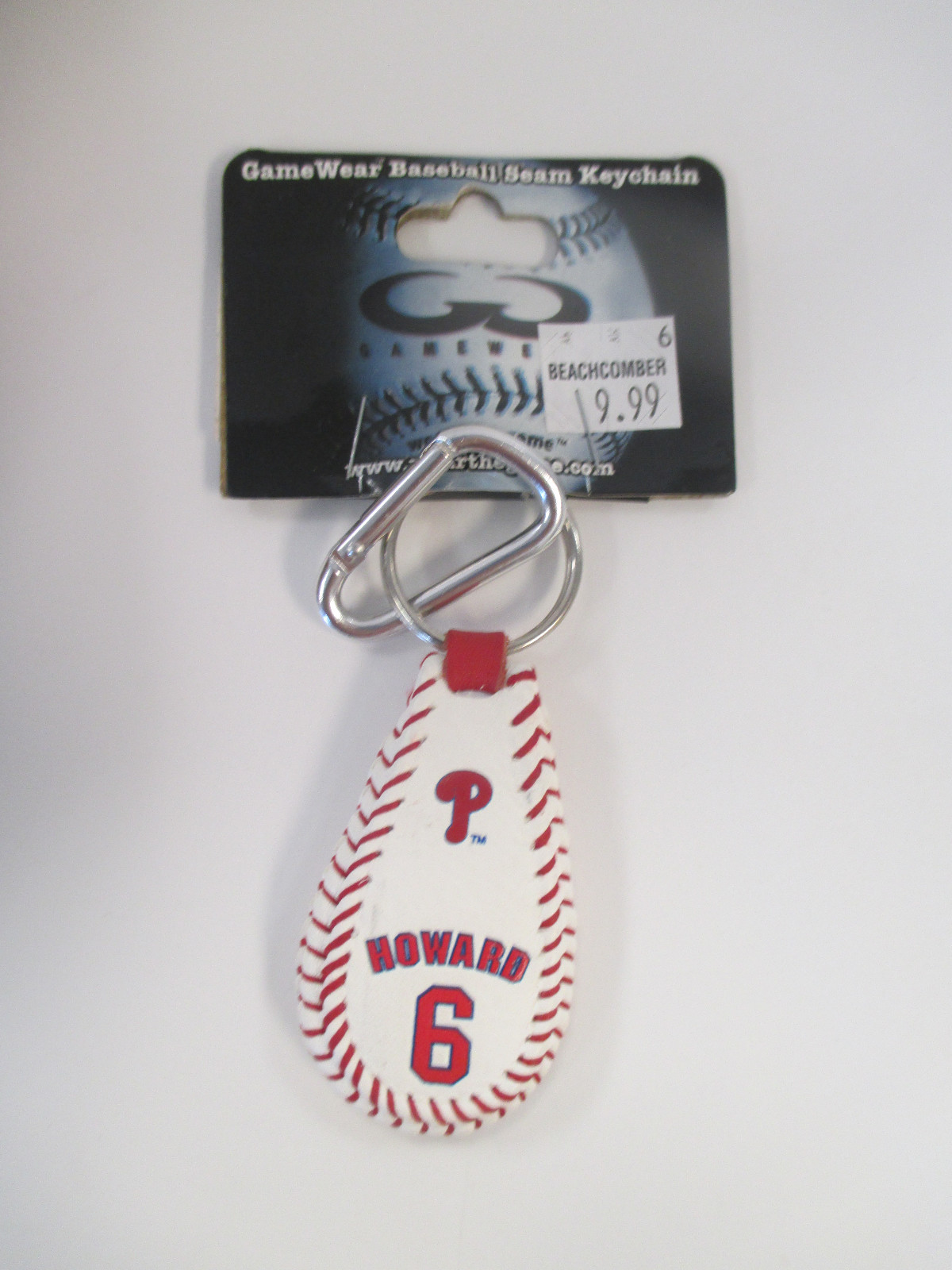MLB Philadelphia Phillies Ryan Howard Baseball Leather Keychain | eBay