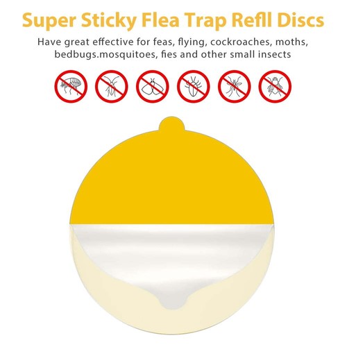Indoor Insect Trap Refill: 20-Pack 7" Sticky Glue Boards for Bug ...
