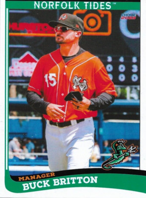 2023 Norfolk Tides Buck Britton Baltimore Orioles | eBay