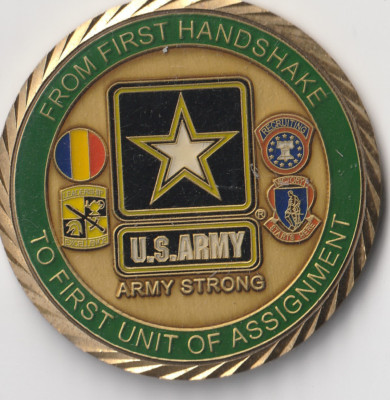 U.S. ARMY ACCESSIONS COMMAND CSM Challenge Coin 2"DIA GB5 | eBay