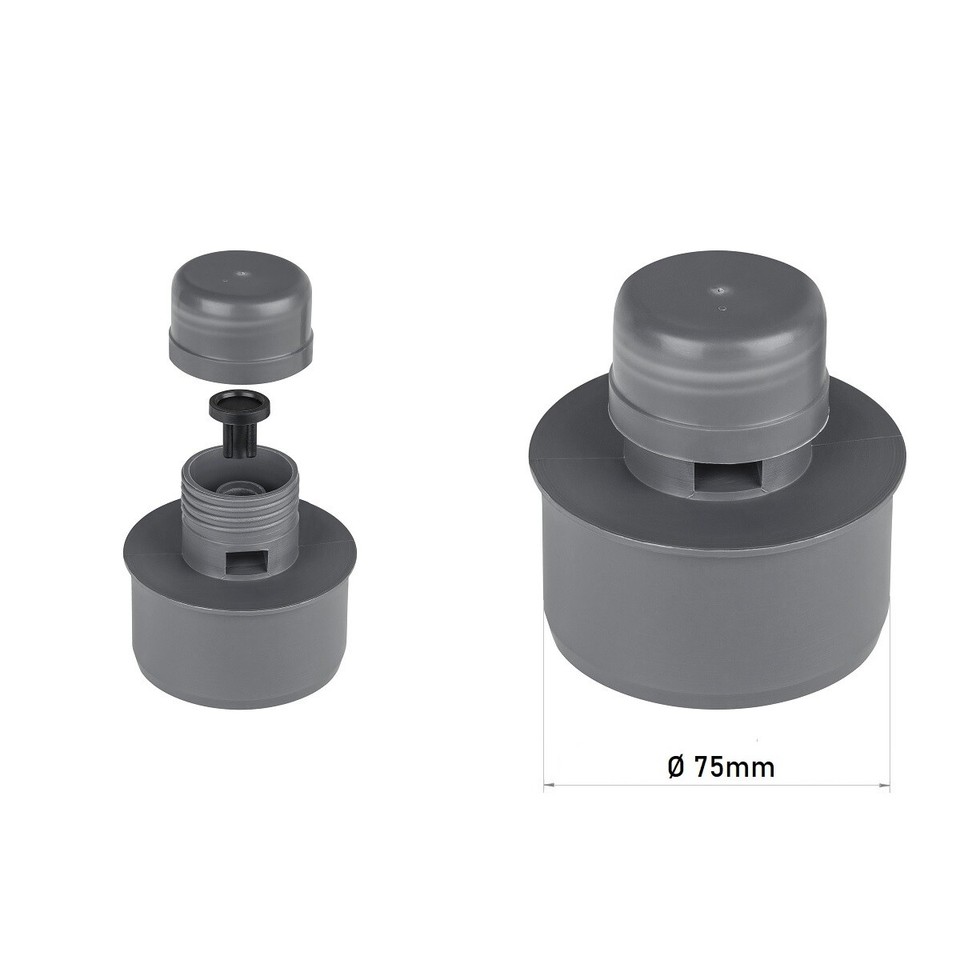 Air Admittance Valve 50mm 75mm 110mm Soil Vent Waste Pipe Anti-Syphon ...