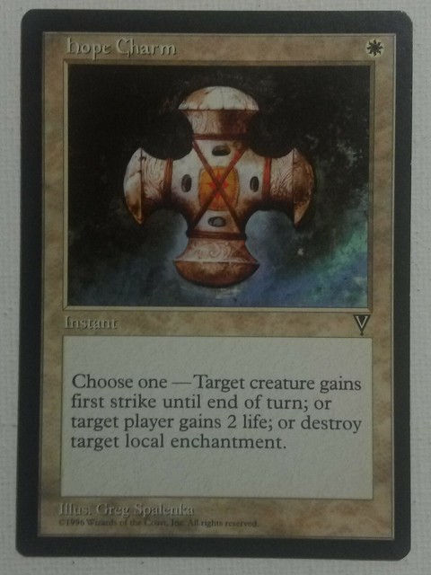 MTG Hope Charm Visions 8/167 Regular Common for sale online | eBay