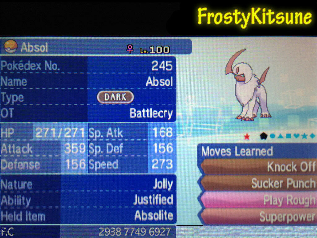 Shiny Mega Evolution Absol